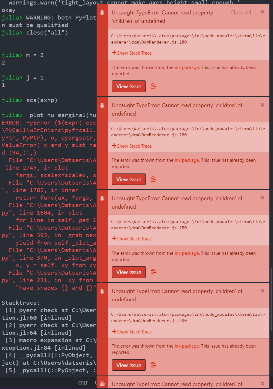 Cannot read property of 'children' of undefined · Issue #195 · JunoLab/Juno.jl · GitHub