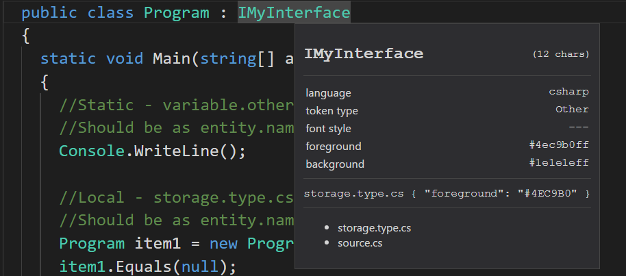 Can't colorize correct, because tokens have a same type · Issue #71 · dotnet/csharp-tmLanguage ...