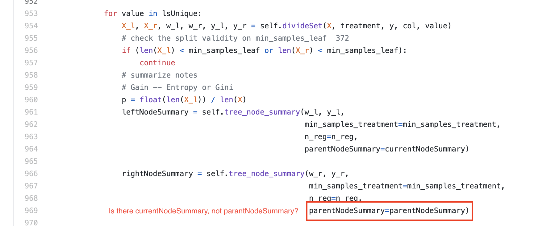 Is there code error? · Issue #229 · uber/causalml · GitHub