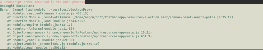 Postman fails to launch on Fedora 29 · Issue #5680 · postmanlabs ...