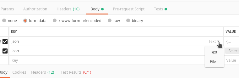 Add JSON as third field type in form-data fields · Issue #6611 ...