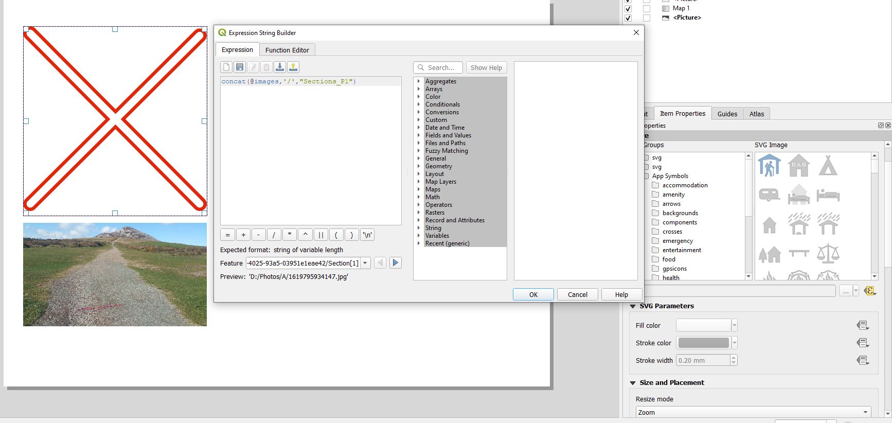 Data Override image source in print composer not working with expressions · Issue #43589 · qgis ...