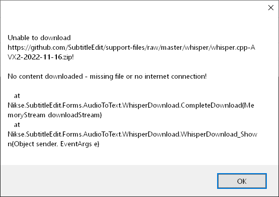Whisper - error on attempting to download model · Issue #6452 ...