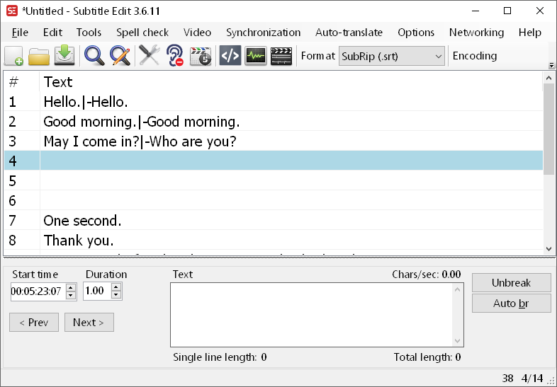 [Feature request] Move last word to/fetch first word from next subtitle - option to extend to ...