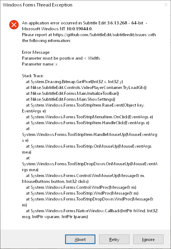 Size of UI elements · Issue #7109 · SubtitleEdit/subtitleedit · GitHub