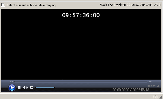 Skipping past the start of a video causes it to loop back to the end ...