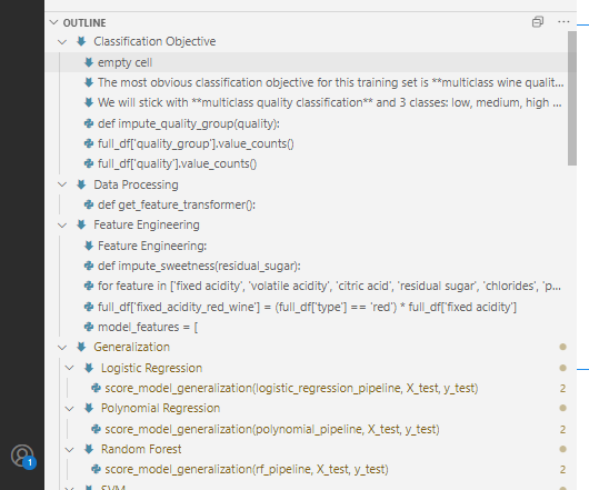 Outline view for native notebooks does not show any code · Issue #4315 ...