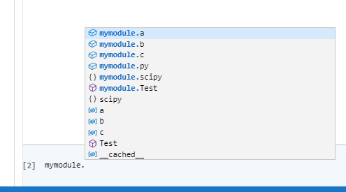 Autocomplete in interactive window not working for user module · Issue #956 · microsoft/pylance ...