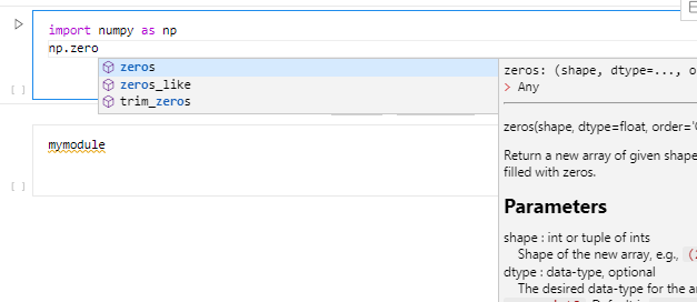 No docstrings in Jupyter Notebooks · Issue #4942 · microsoft/vscode ...