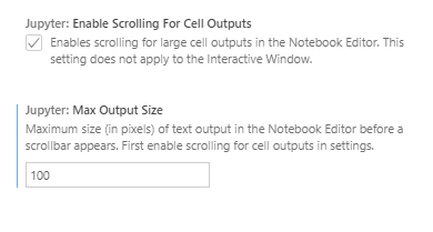 python.dataScience.textOutputLimit does not work · Issue #1739 · microsoft/vscode-jupyter · GitHub