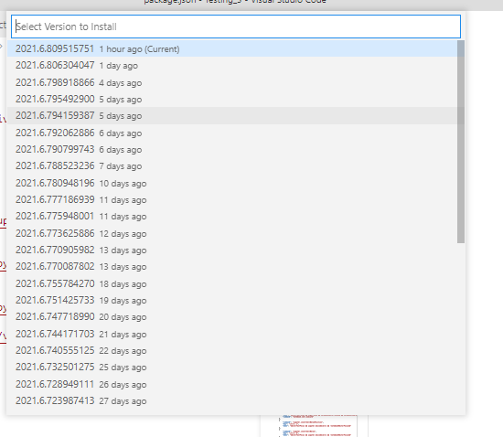 Extension build specifying VS Code 1.55-insider engine is treated as ...