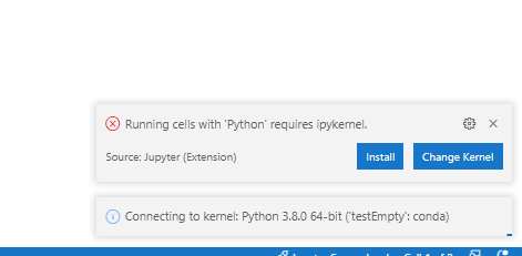 "Running cells with {0} requires ipykernel" message has wrong interpreter `displayName` · Issue ...