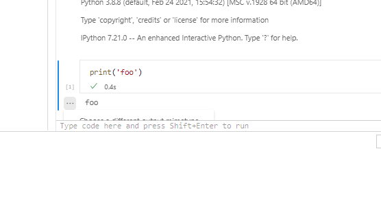 Notebook Cell Output Menu Shows Under Panel · Issue 127576 · Microsoftvscode · Github