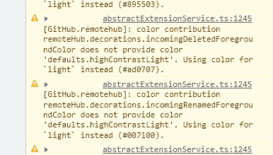 color contribution issues.newIssueDecoration does not provide color ...