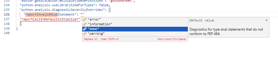 Default severity levels in PyLance · Issue #817 · microsoft/pylance-release · GitHub