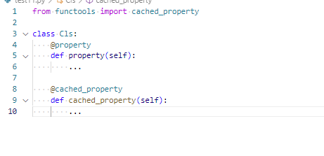 semantic highlighting of cached_property · Issue #3742 · microsoft/pylance-release · GitHub