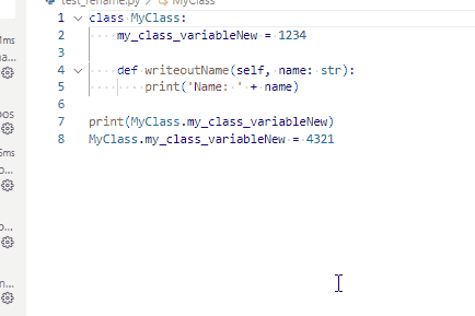 Double rename (F2) cause source code mess up in a python file · Issue ...