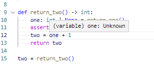 None changes annotation behaviour · Issue #4604 · microsoft/pyright ...