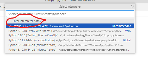 Mamba environment not finding installed packages · Issue #4134 · microsoft/pylance-release · GitHub