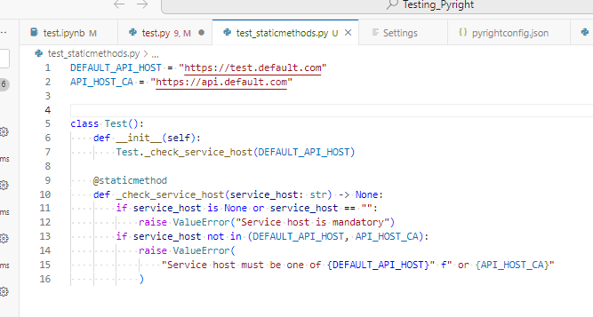 valid @staticmethod causes warning · Issue #4844 · microsoft/pylance-release · GitHub