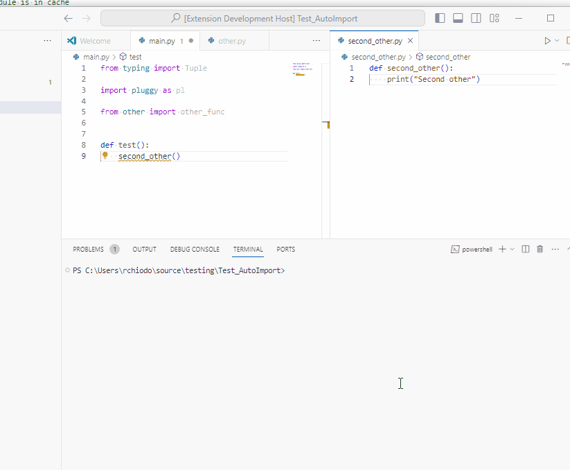 Quick Fix import puts local imports with third-party imports · Issue ...