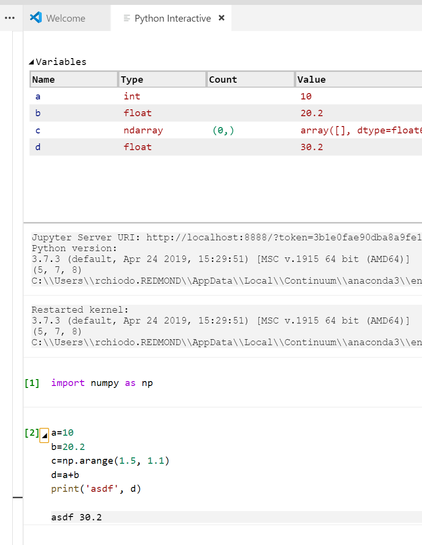 No Variables In Explorer · Issue 3271 · Microsoftvscode Jupyter · Github