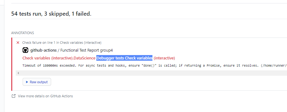 Debugger Check Variables Test Is Flakey · Issue 1132 · Microsoftvscode Jupyter · Github 0620