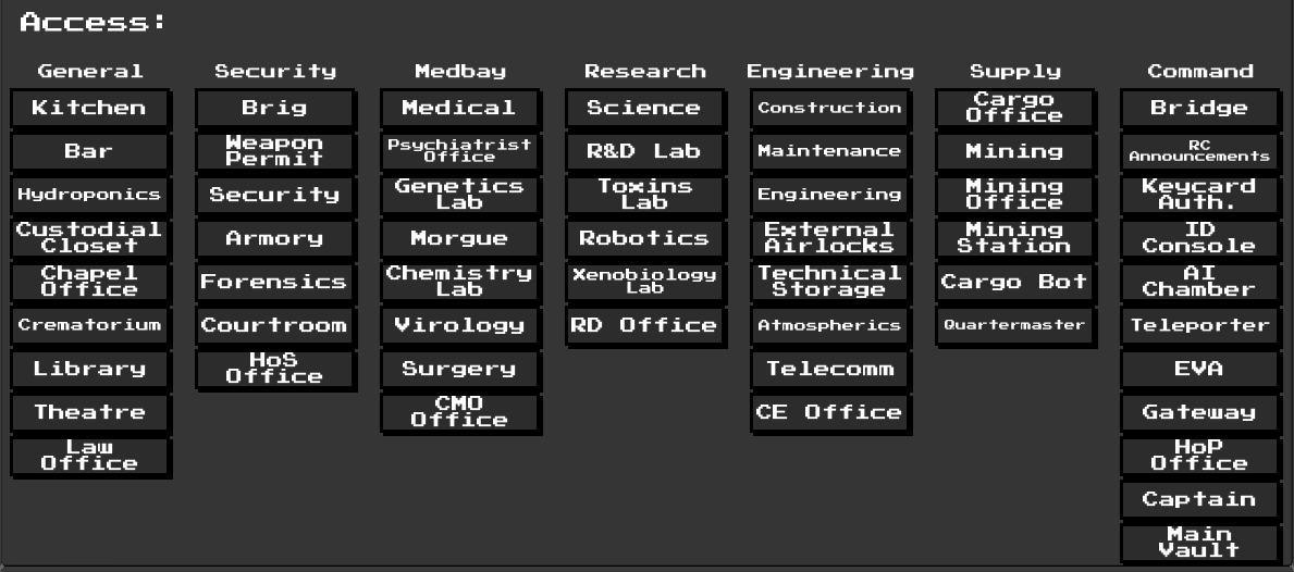 Access Rework B:80 · Issue #5815 · unitystation/unitystation · GitHub