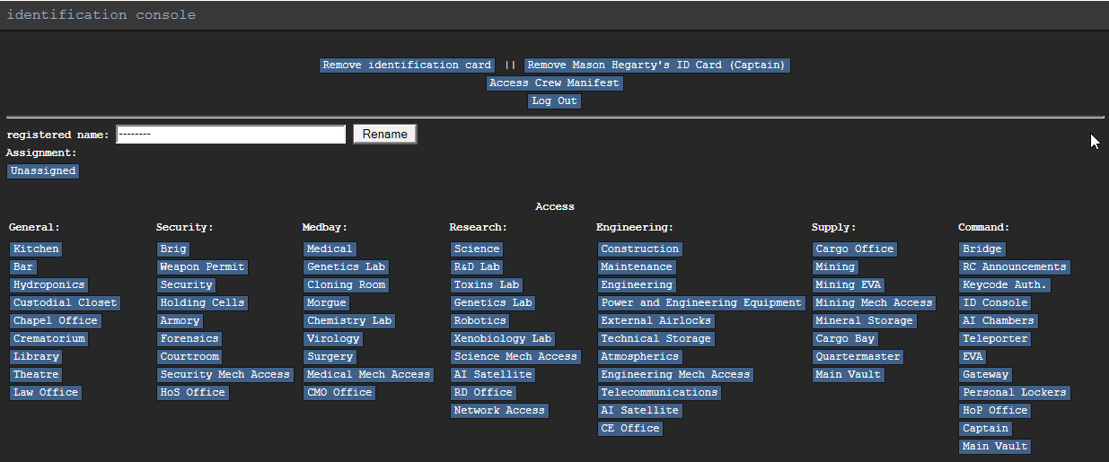 Access Rework B:80 · Issue #5815 · unitystation/unitystation · GitHub