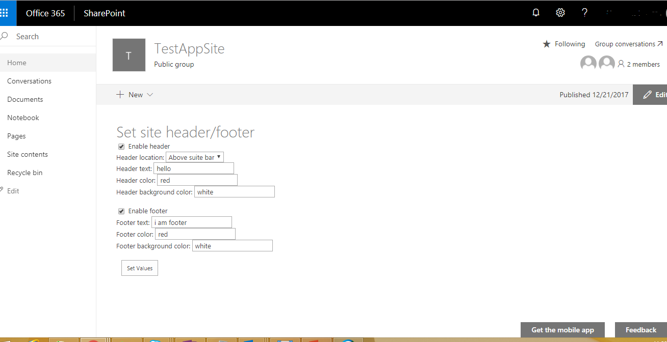 Header and Footer not coming in Modern Pages · Issue #1 · dannyjessee/SPFxHeaderFooter · GitHub