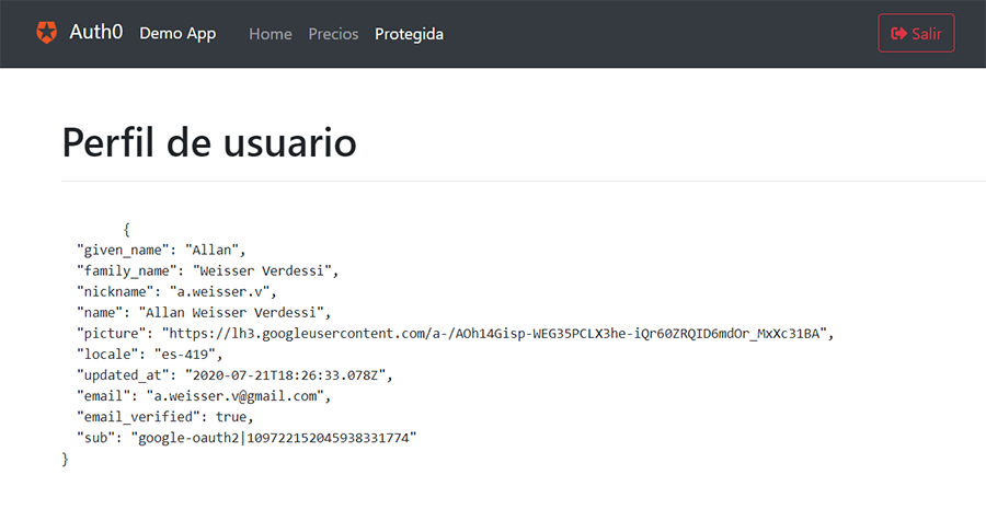 GitHub - aweisserv/auth0-app: App demo de autenticación con Auth0