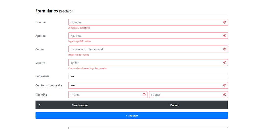 Github Aweisservangular Reactive Forms Formularios Por Métodos Template Y Reactivos Con Angular