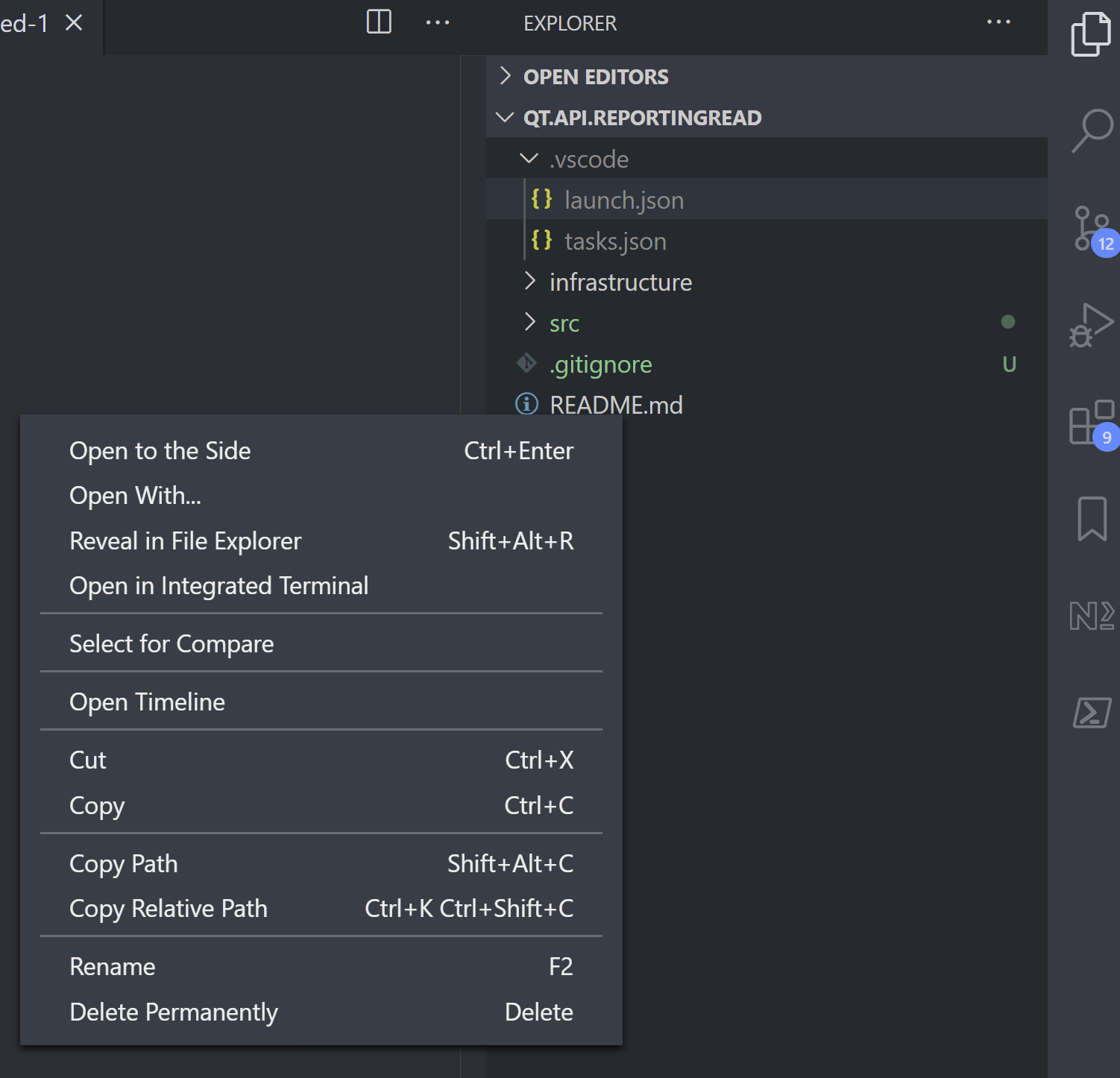 The popup of Alt Right Clicking on an item in the Explorer disappears ...