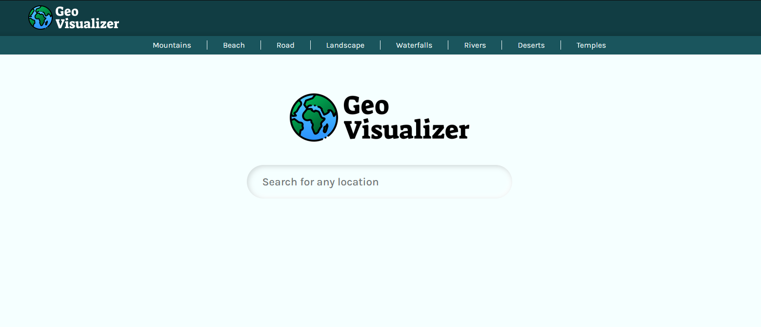 GitHub - RuinTwraith/geo-visualizer: It is a location searching tool ...