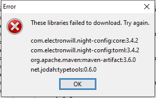 Failed to download libraries [forge-1.13-24.0.77-1.13-pre-installer] · Issue #5356 ...