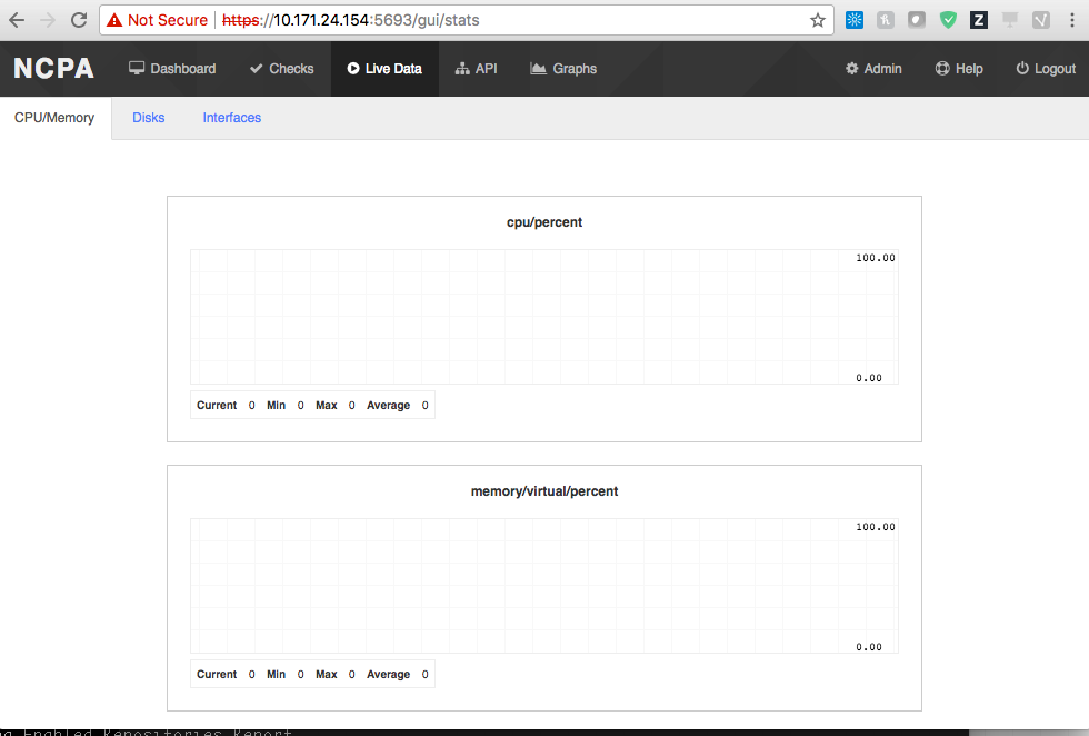 Live Graph - No Data. · Issue #432 · NagiosEnterprises/ncpa · GitHub