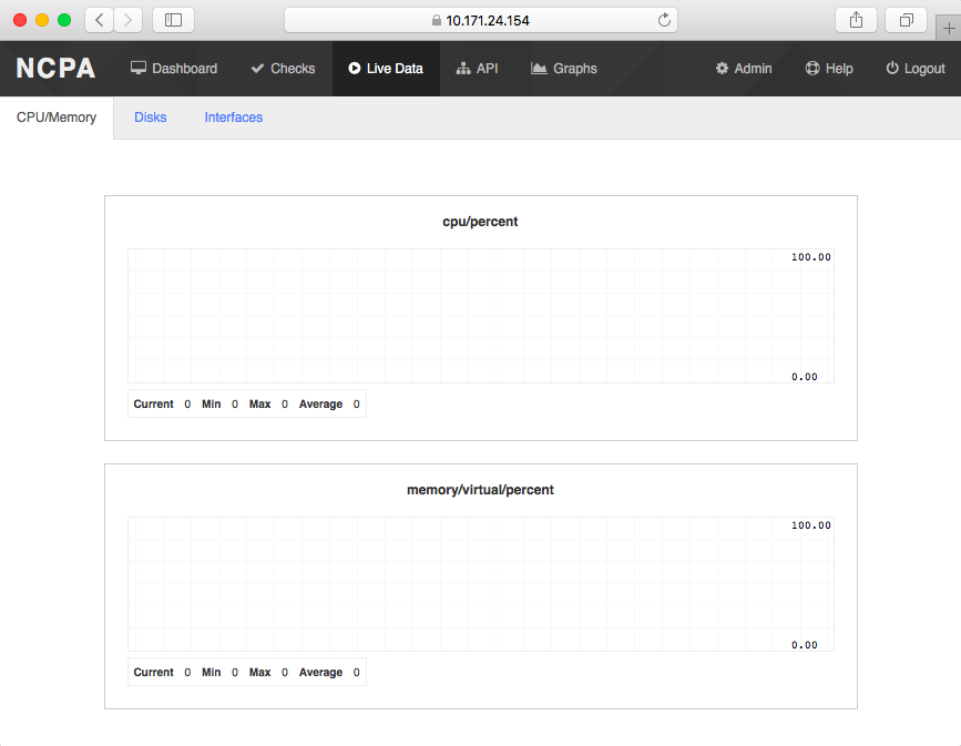 Live Graph - No Data. · Issue #432 · NagiosEnterprises/ncpa · GitHub