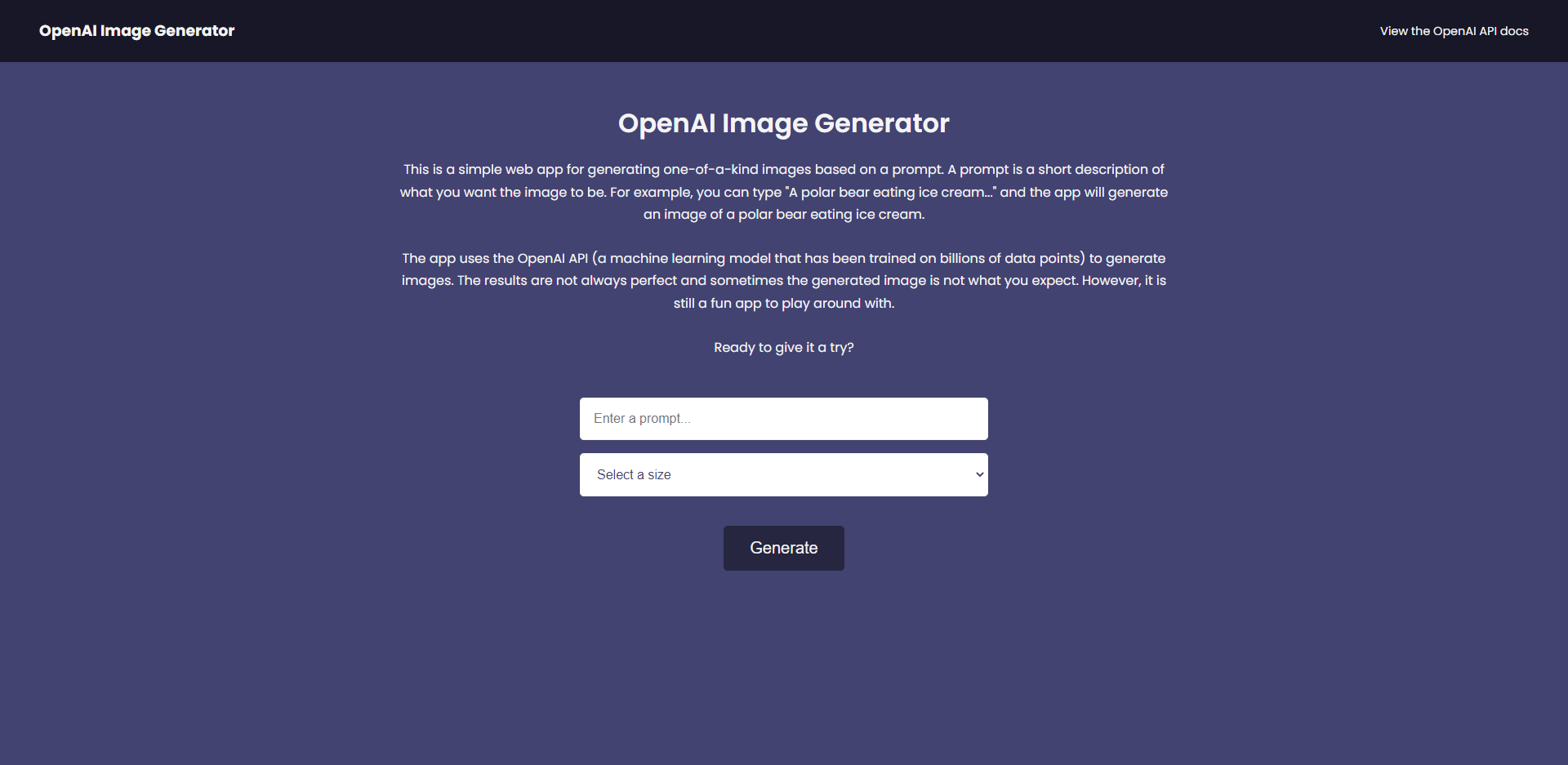 GitHub - CoreyMcCoy/ai-image-generator: Generates images using OpenAI ...