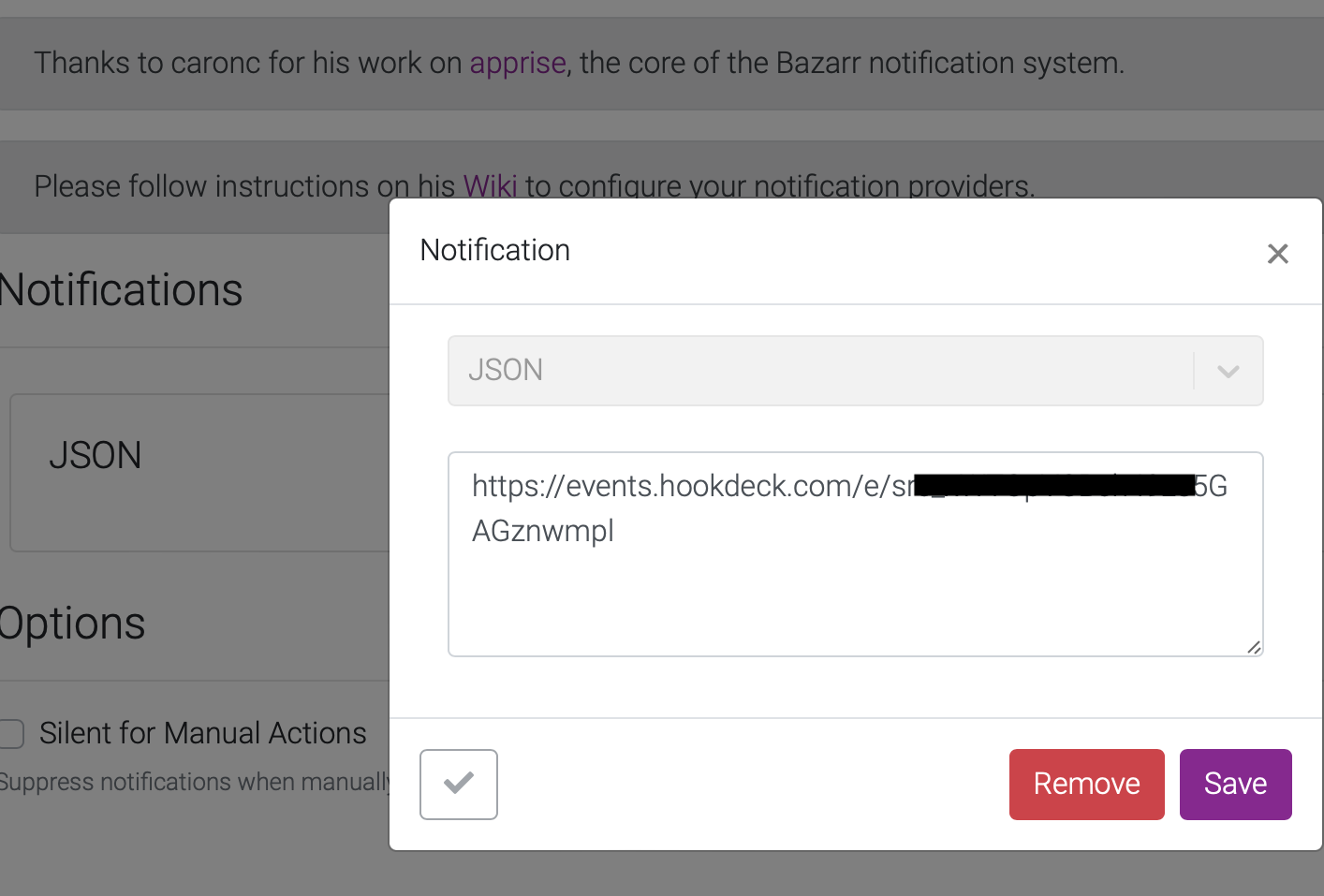 JSON notification provider not working · Issue #1659 · morpheus65535/bazarr · GitHub