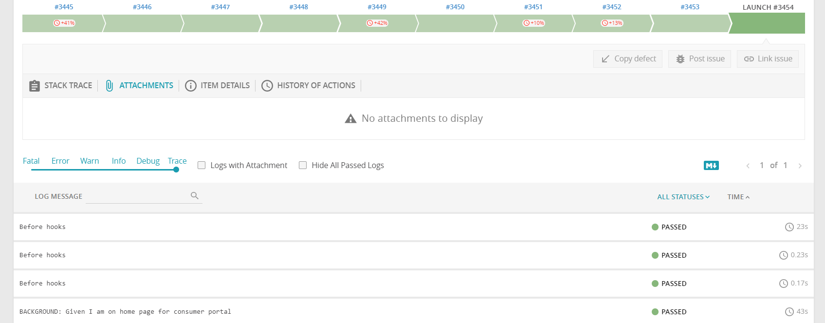 Reports and stack trace attachements are missing in report portal · Issue #2018 · reportportal ...