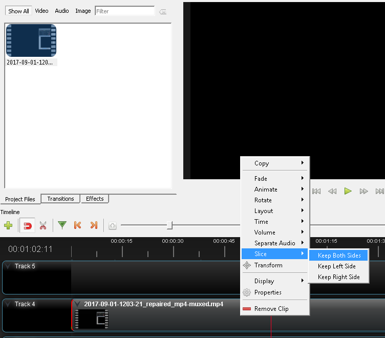 Split clips does not working · Issue #2737 · OpenShot/openshot-qt · GitHub
