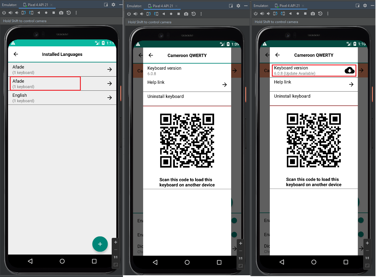 bug(android): Cameroon (Afade) Keyboard appears twice in the Installed Languages menu after ...
