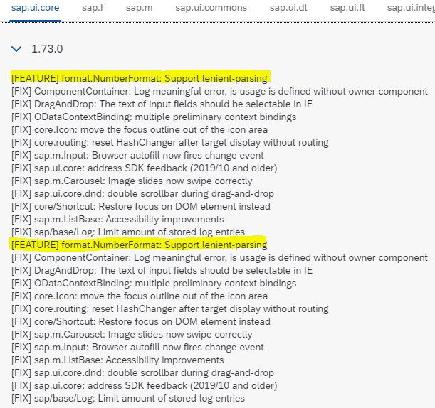 Duplicates In Release Notes · Issue 2752 · Sap Openui5 · Github