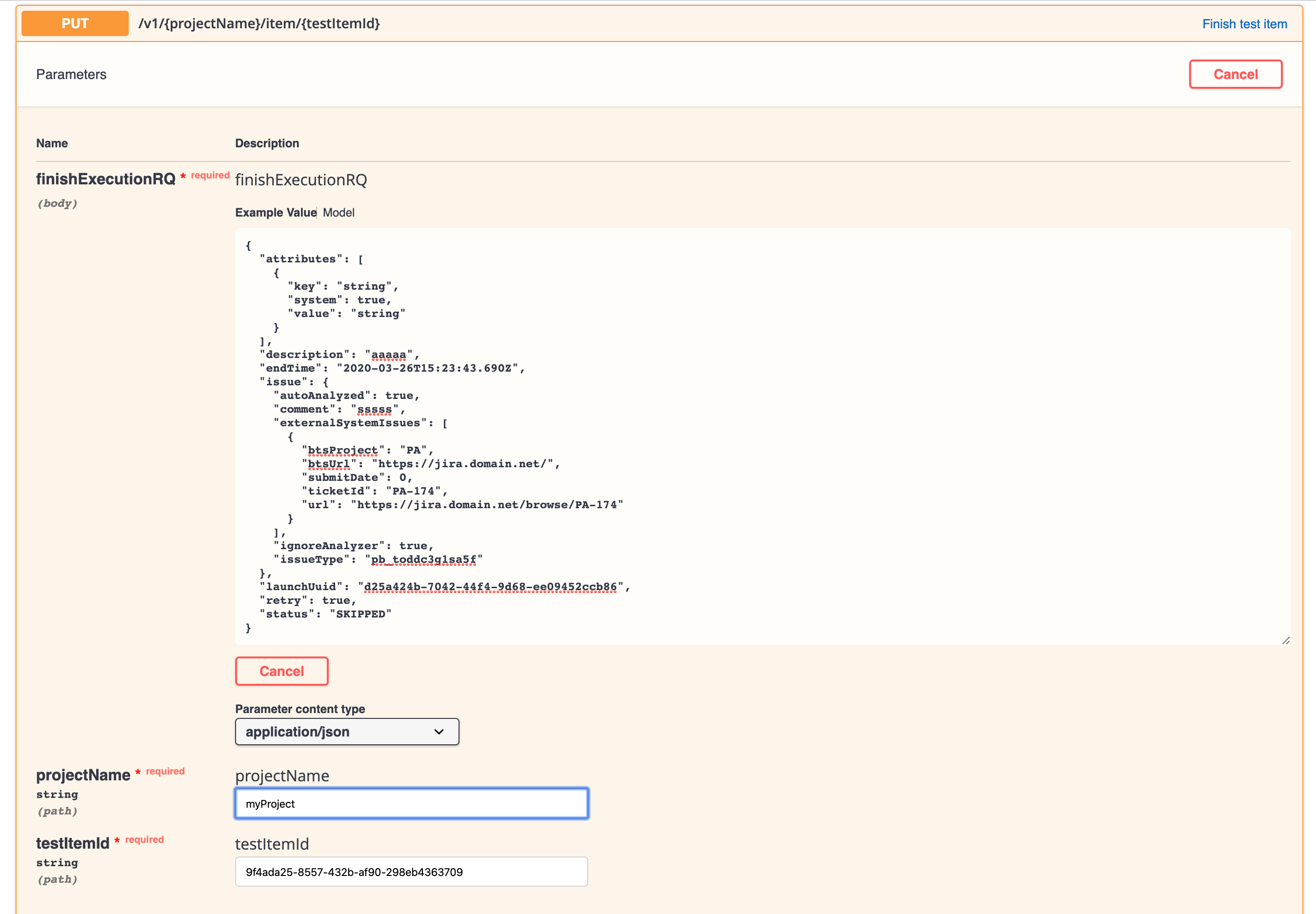 [v5][API] ExternalSystemIssues not work · Issue #870 · reportportal ...