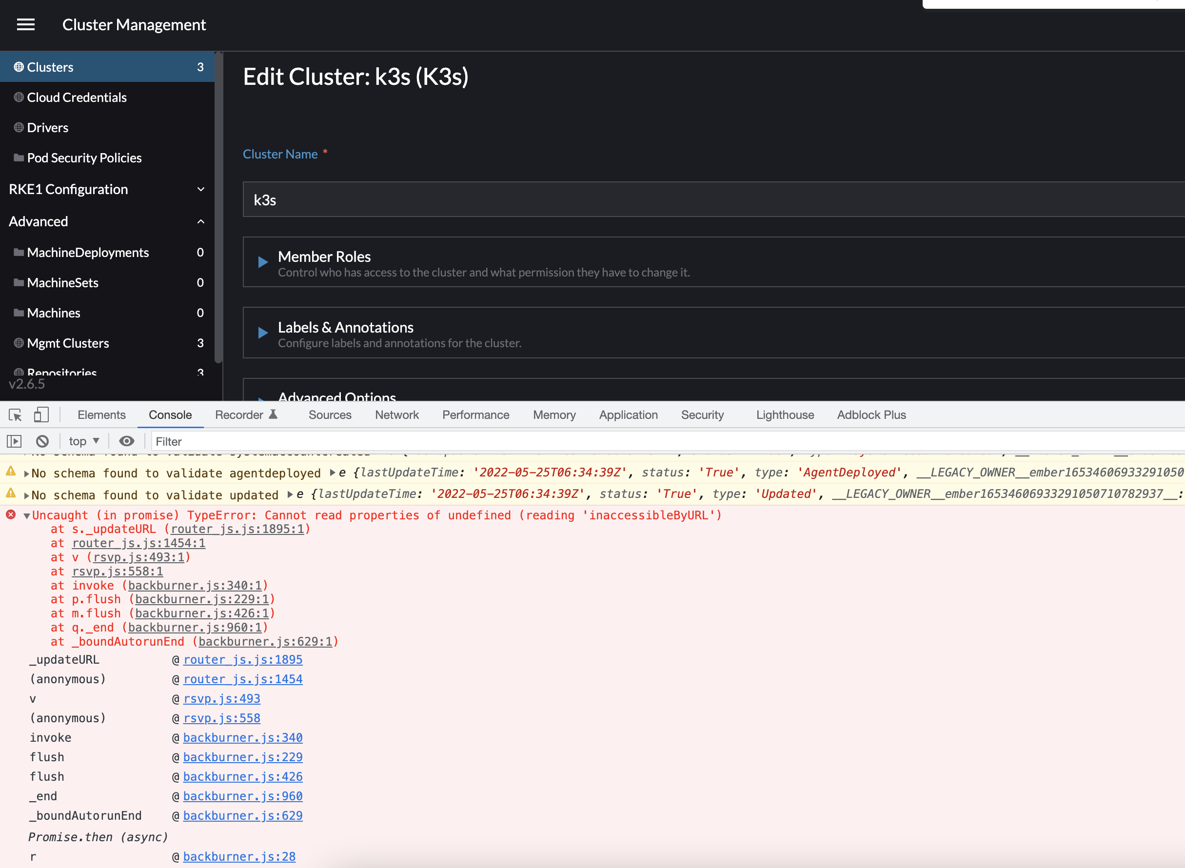 Unable to modify the cluster name of the imported cluster · Issue #6033 · rancher/dashboard · GitHub