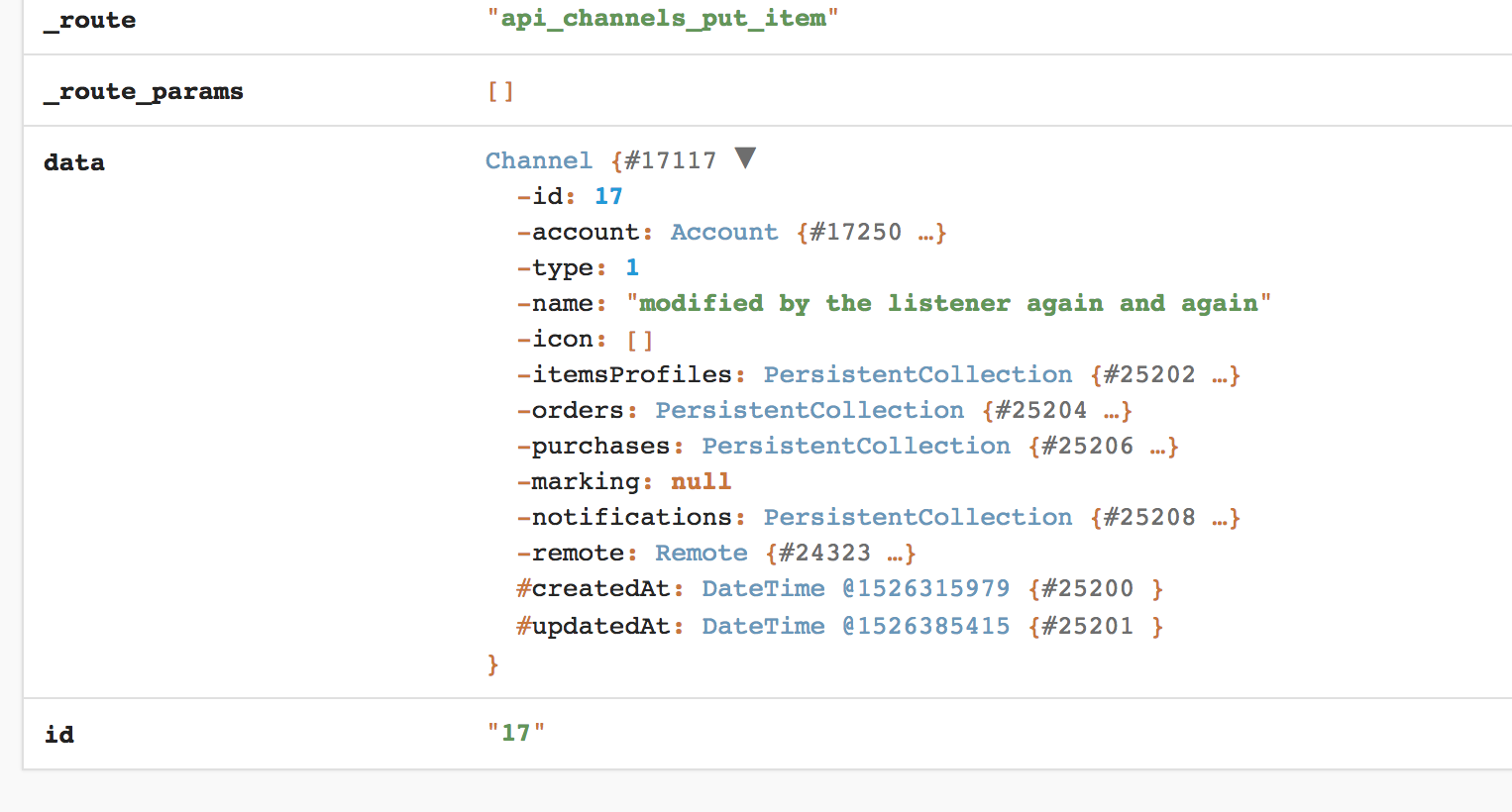 How to update instead of create a child entity that is not a ...