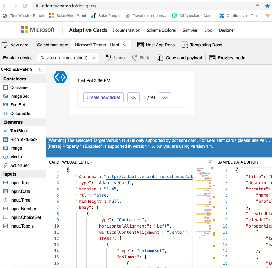 unwanted horizontal line at the bottom of cards in static tab · Issue #1327 · OfficeDev ...