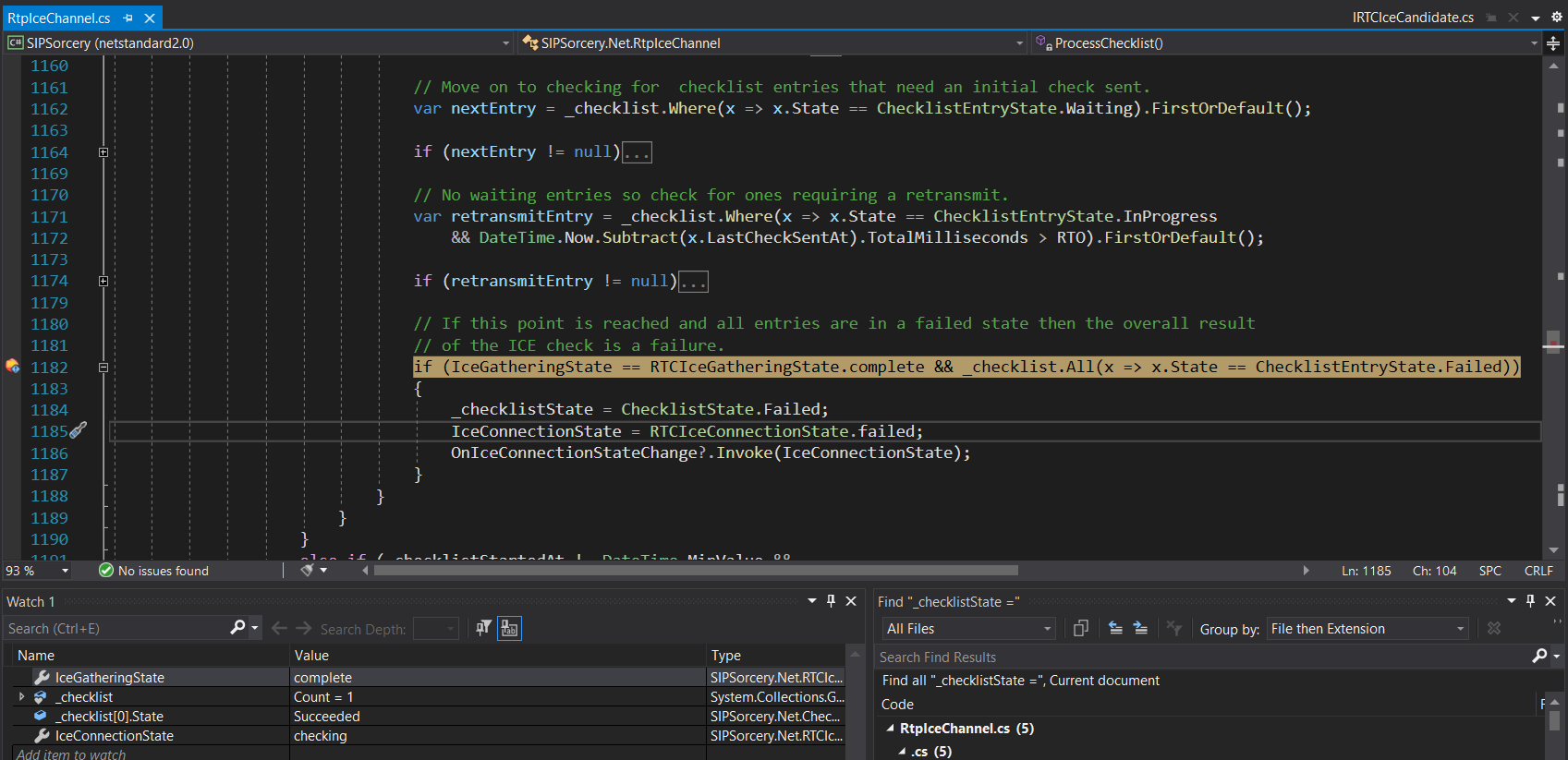ICE Infinite loop for WebRTC Connection · Issue #537 · sipsorcery-org/sipsorcery · GitHub
