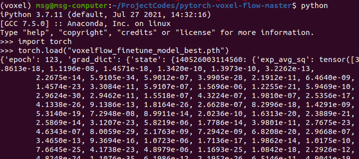 Why is the Pre-trained Model corrupted · Issue #8 · lxx1991/pytorch-voxel-flow · GitHub