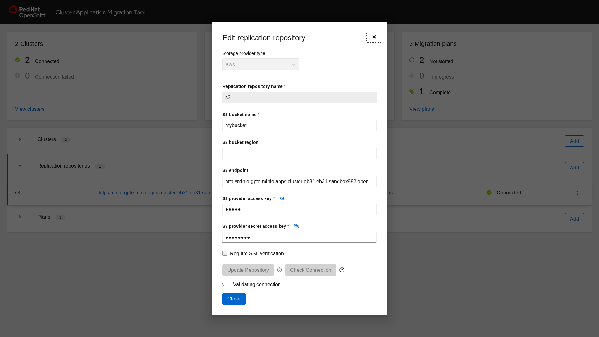 connection lost to source leads to unusable CAM · Issue #682 · migtools/mig-ui · GitHub